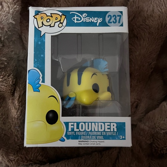 Disney | Toys | Funko Pop The Little Mermaid Flounder Character | Poshmark